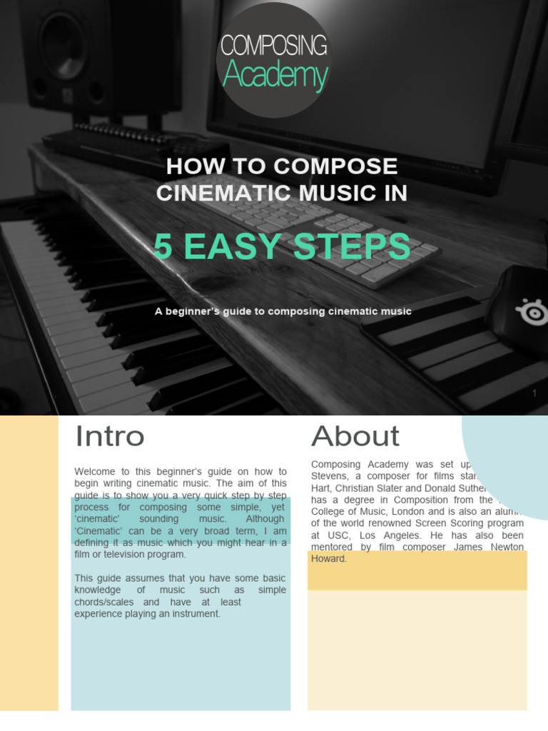 A Beginner's Guide To Composing Cinematic Music | PDF | Chord (Music) | Synthesizer