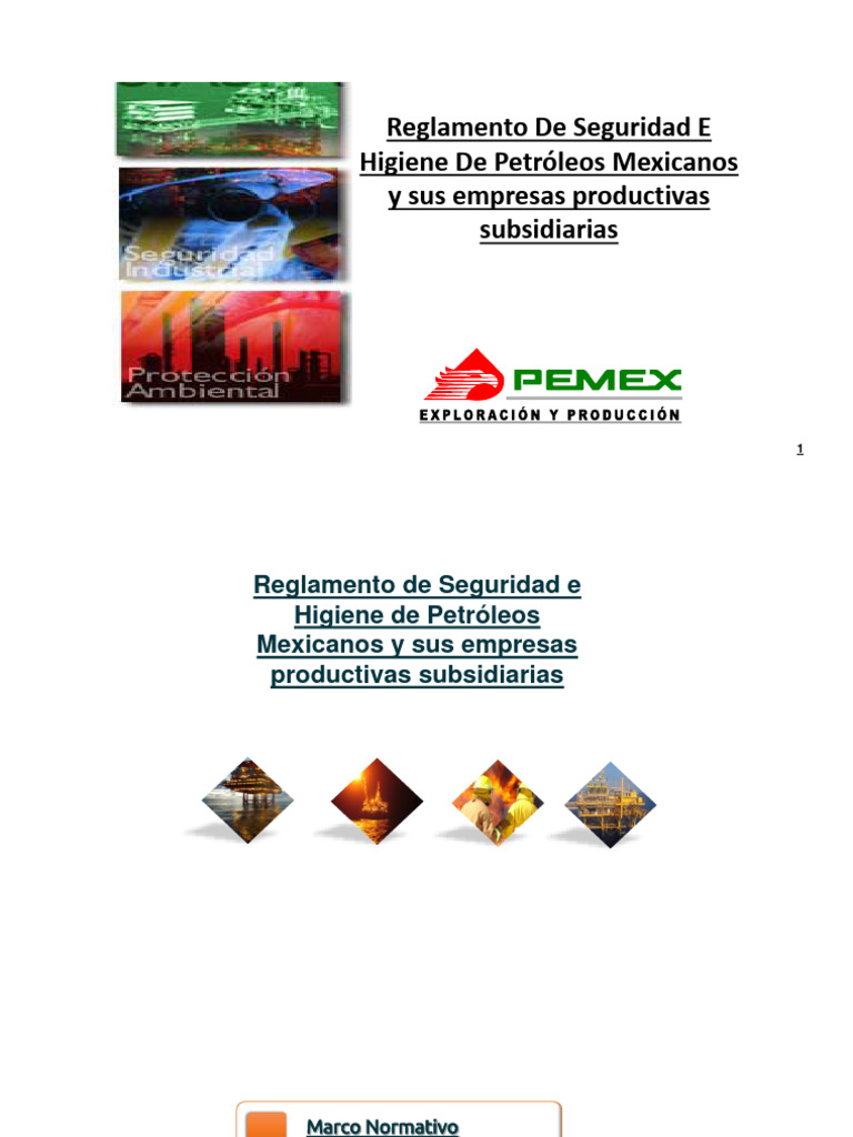 Reglamento de Seguridad e Higiene PEMEX | PDF | Ciencia y matemáticas ...