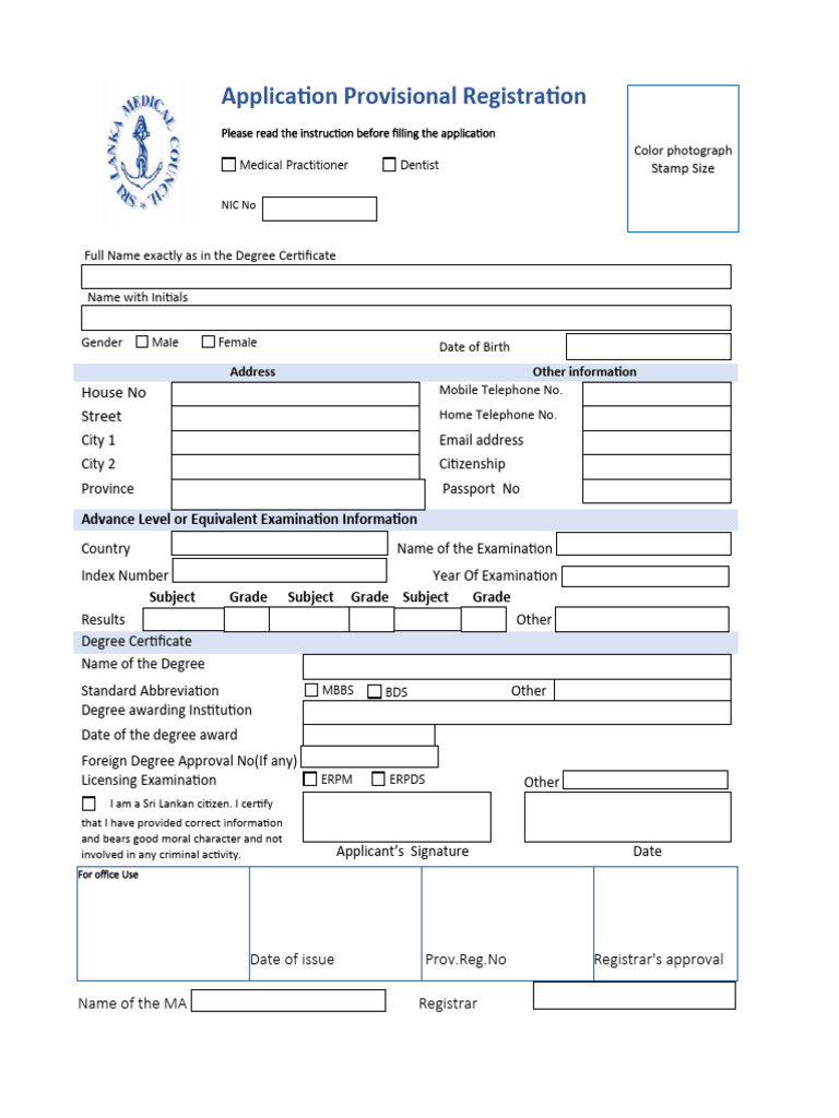 APPlication provisional Registration | PDF | Identity Document ...