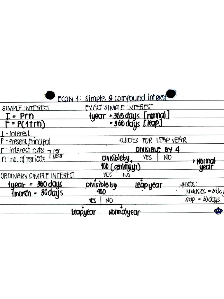 Eng'g Economics Formula | PDF