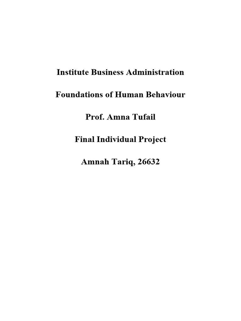 Final IP | Download Free PDF | Experiment | Psychology