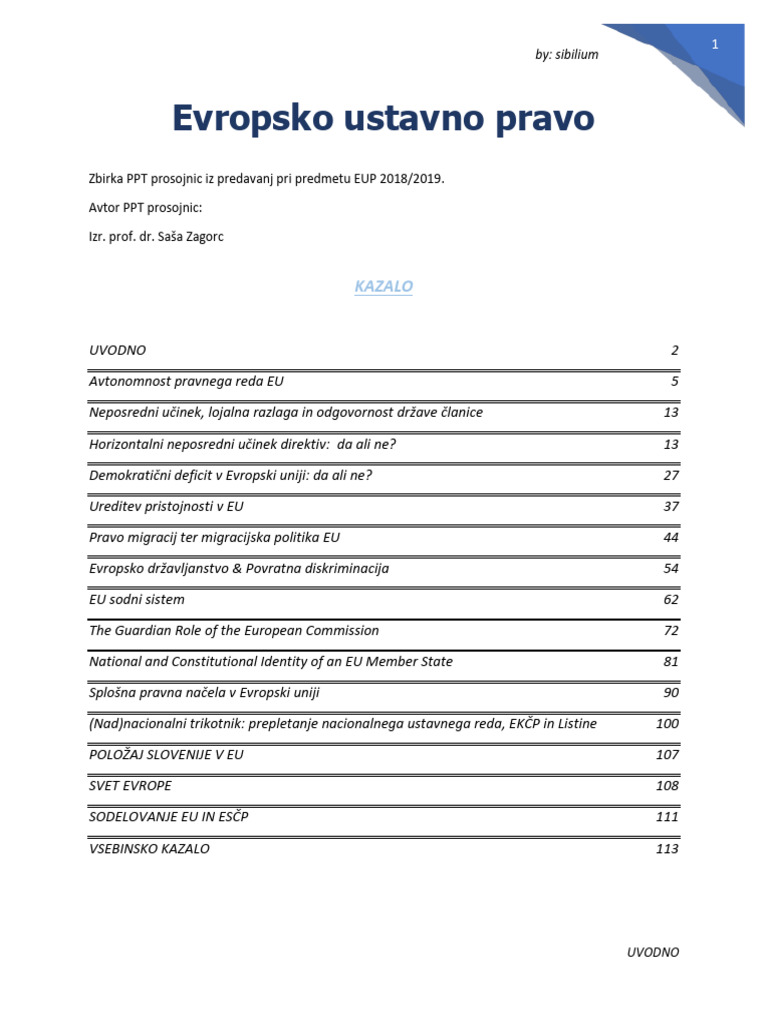 EUP PPT Kompilacija Made by Sibilum (Endorced by Marshall) | PDF