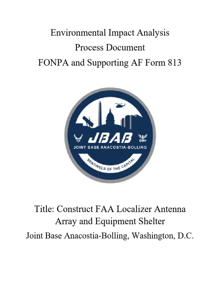 JBAB FAA Localizer Antenna | PDF | Waste | National Environmental ...