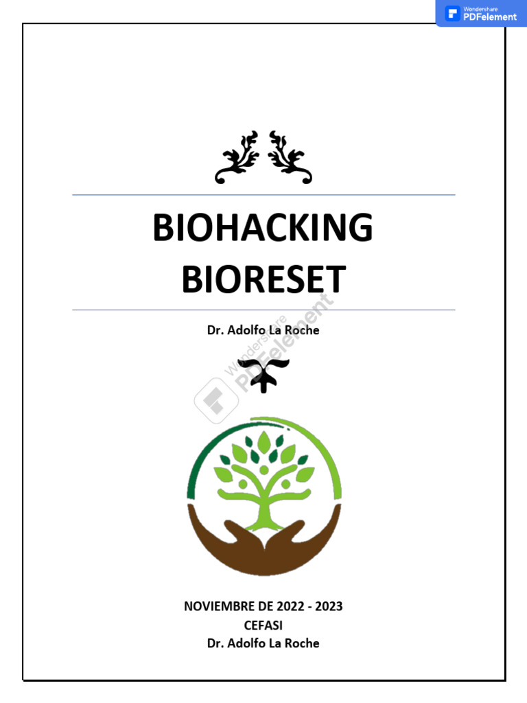 Biohacking o Reseteo Del Organismo | PDF | Mitocondria | Transhumanismo