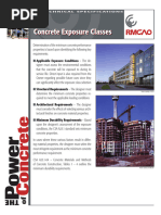 ACI 318M-19 Exposure Categories | PDF | Concrete | Cement
