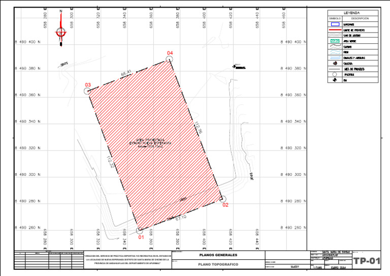 Plano Topografico A2 | PDF