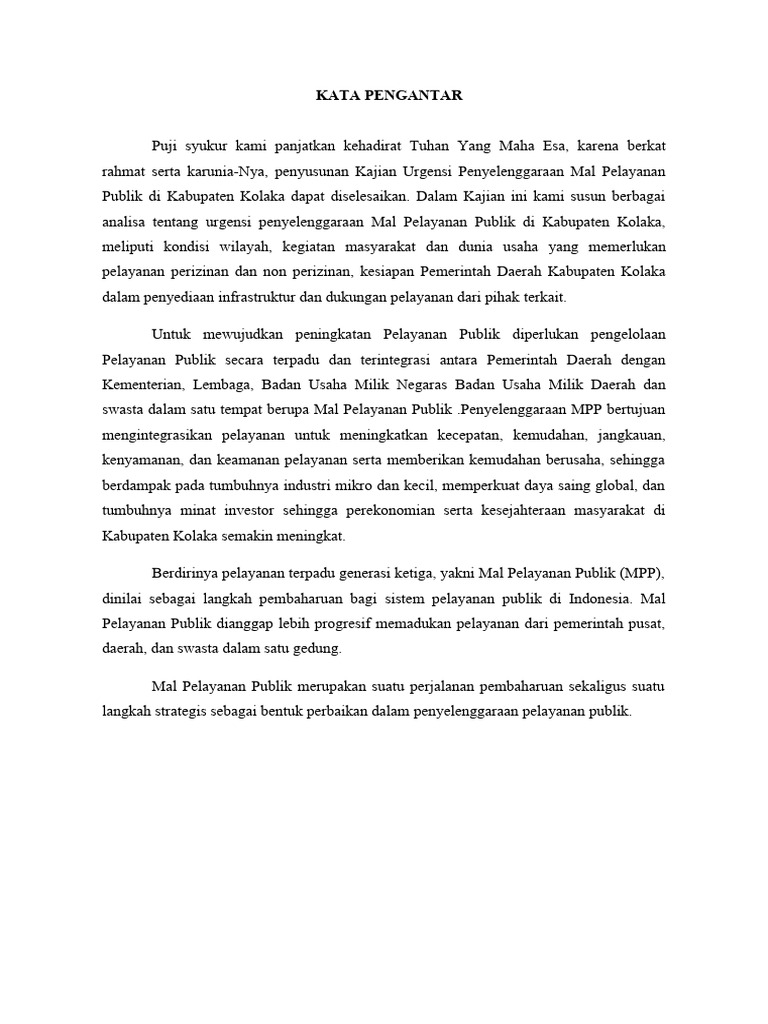 Kajian Mall MPP 2023 | PDF