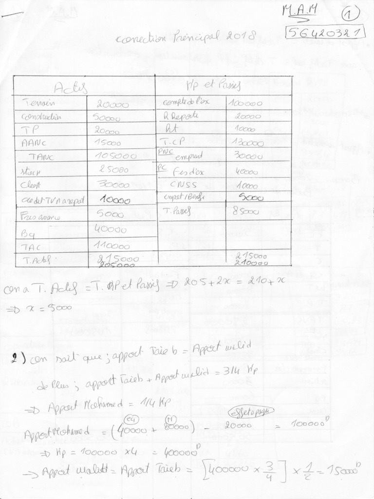 Correction Exm IHEC | PDF