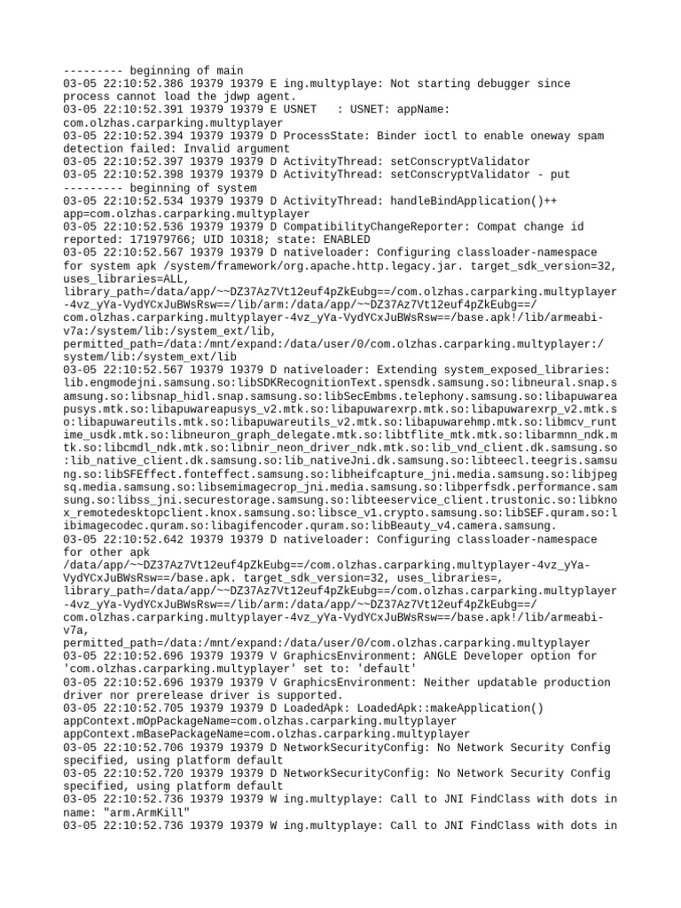 Log Com - Olzhas.carparking - Multyplayer 1709662435 | Download Free PDF | String (Computer ...