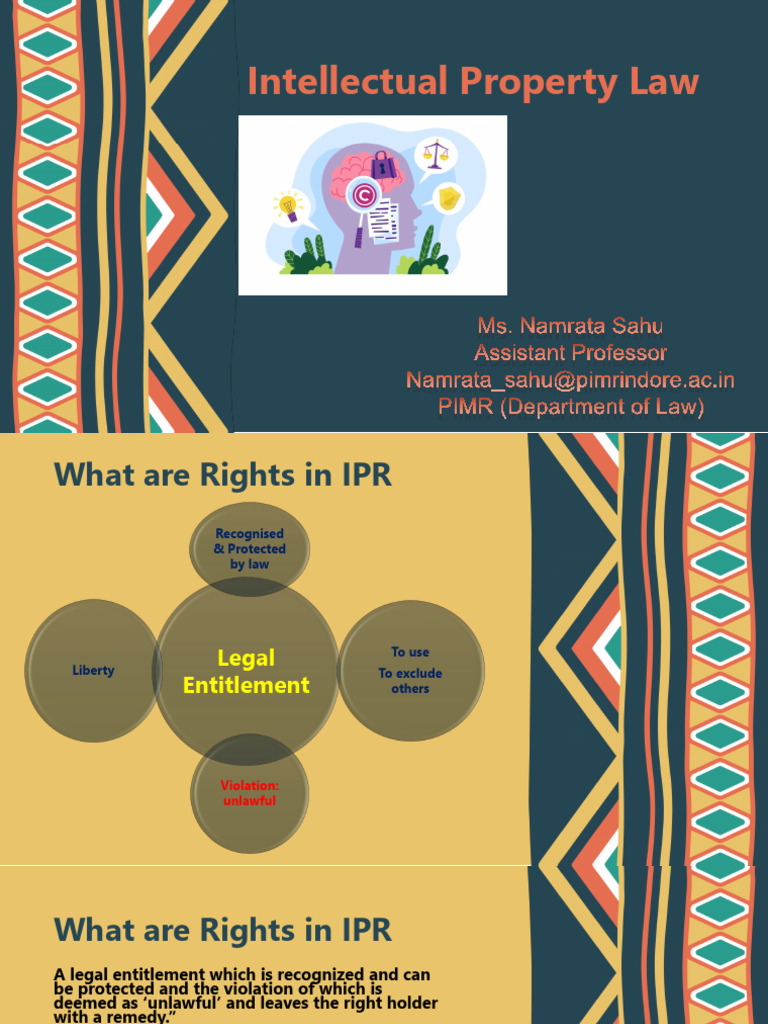 Unit1 Ipr | Download Free PDF | Intellectual Property | World ...