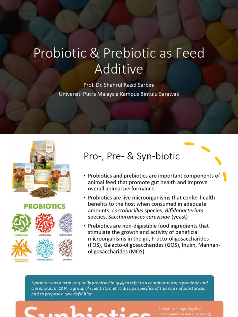 Probioic Prebio Animal Feed, Kuliah Ke 7 | PDF | Probiotic | Nutrition