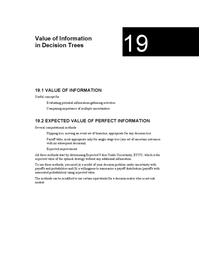 Decision Tree Problems Pdf Sensitivity Analysis Expected Value