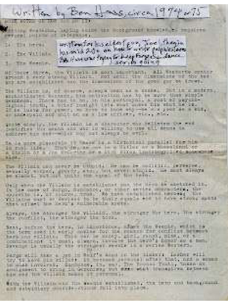 How to Write a Pulp Western - Ben Haas | PDF