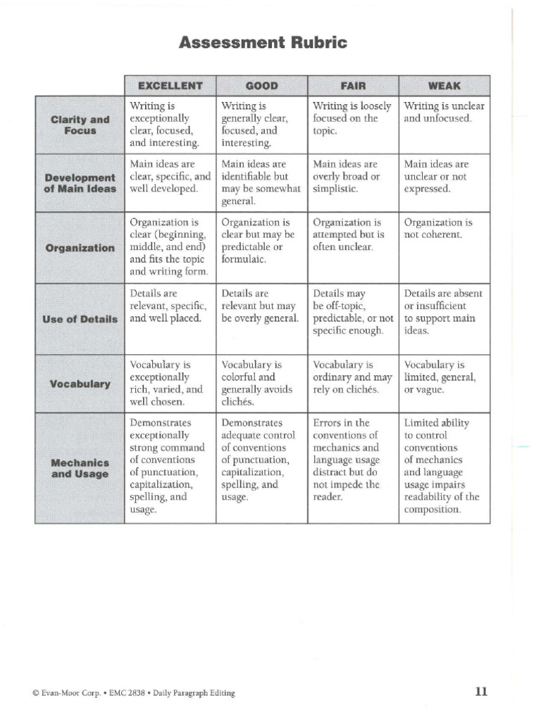 Paragraph Editing Book 8 SEC II Enriched | PDF
