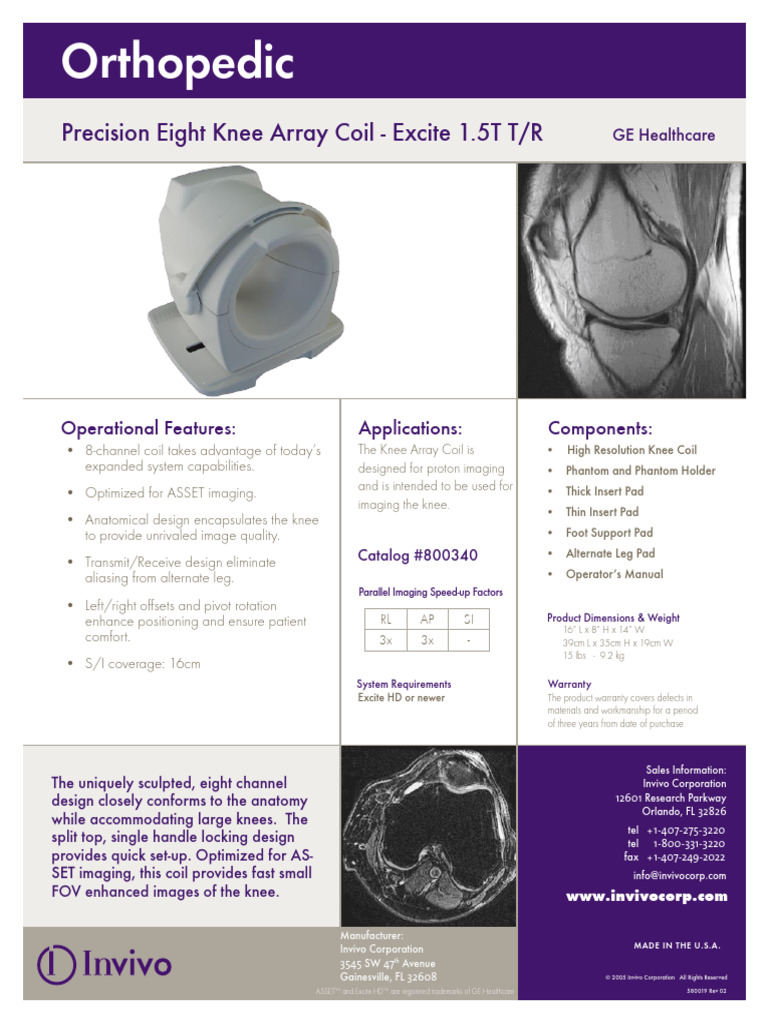 8 ch knee Data sheet | PDF