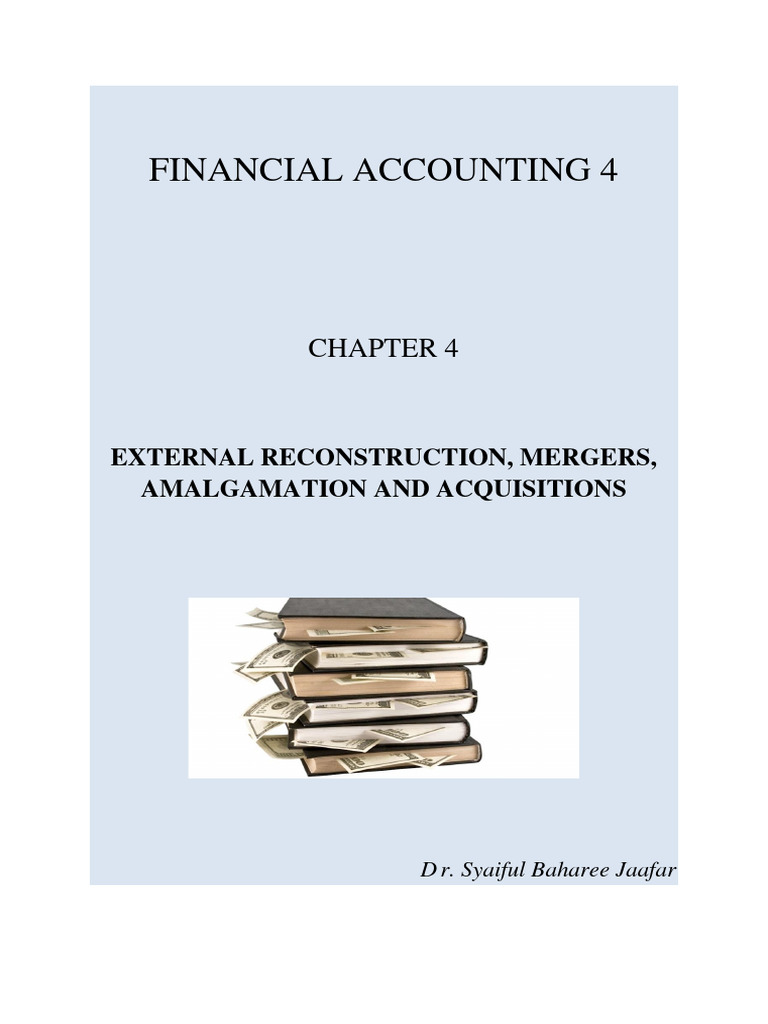 Chapter 4 FA5 | PDF | Balance Sheet | Mergers And Acquisitions