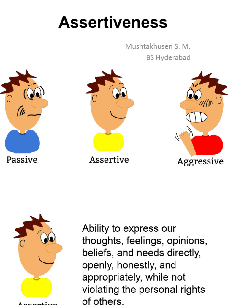 Assertiveness SS1 BBA-2021 | PDF