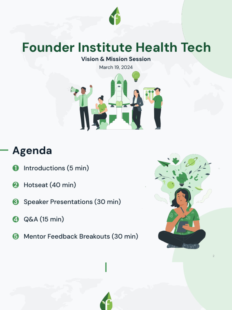 Vision & Mission - Health Tech Spring 2024 | PDF | Mentorship | Innovation