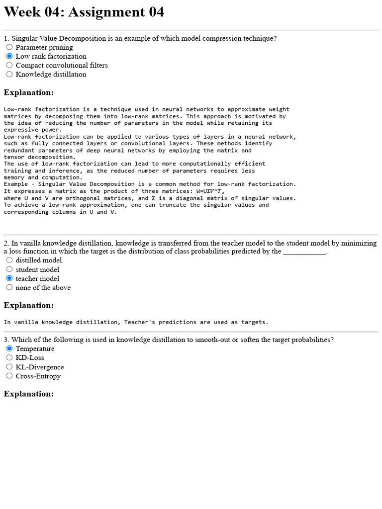 Solution cs66 Week 04 Assignment 04 | PDF | Matrix (Mathematics) | Artificial Intelligence