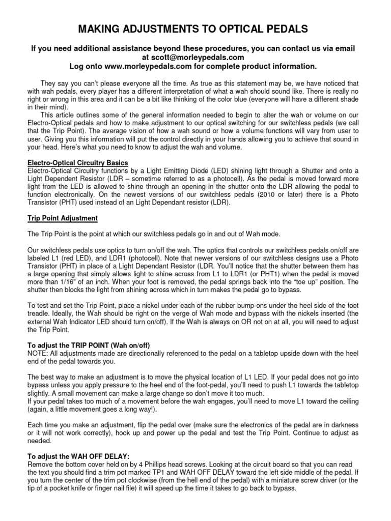 TT Trip Point Adjust | PDF | Electrical Engineering | Electronics
