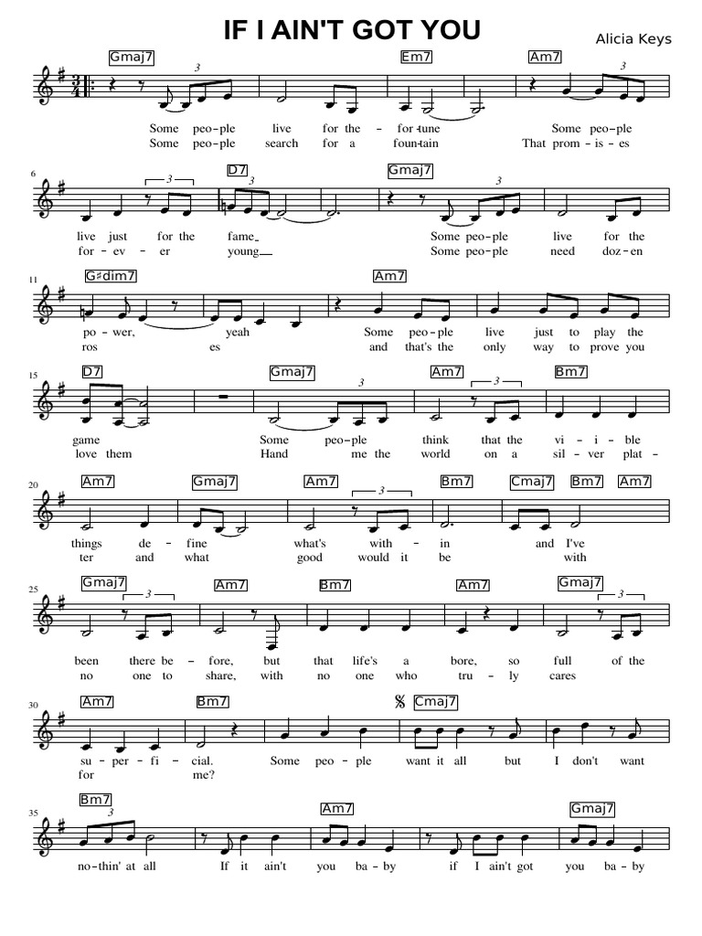 04.if I Aint Got You | PDF