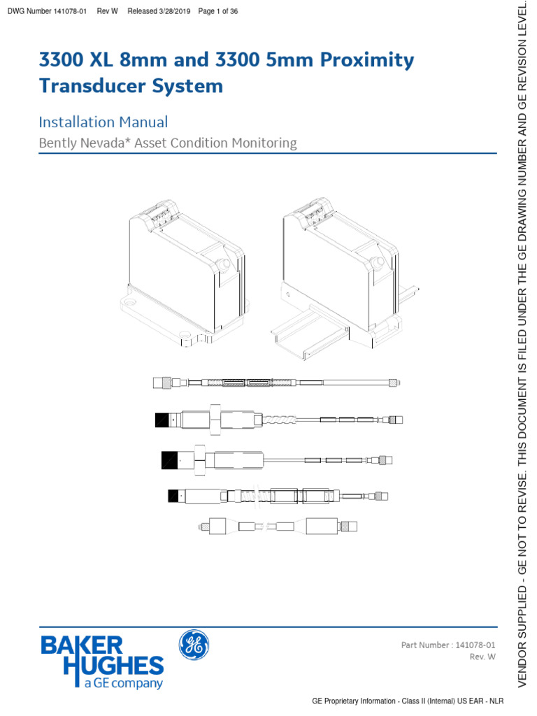 3300 XL 8mm and 3300 5mm Proximity Transducer System: Installation ...