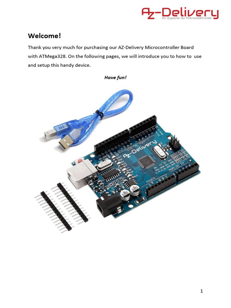 Microcontroller Board Mit USB-Kabel - EN | PDF | Installation (Computer Programs) | Arduino