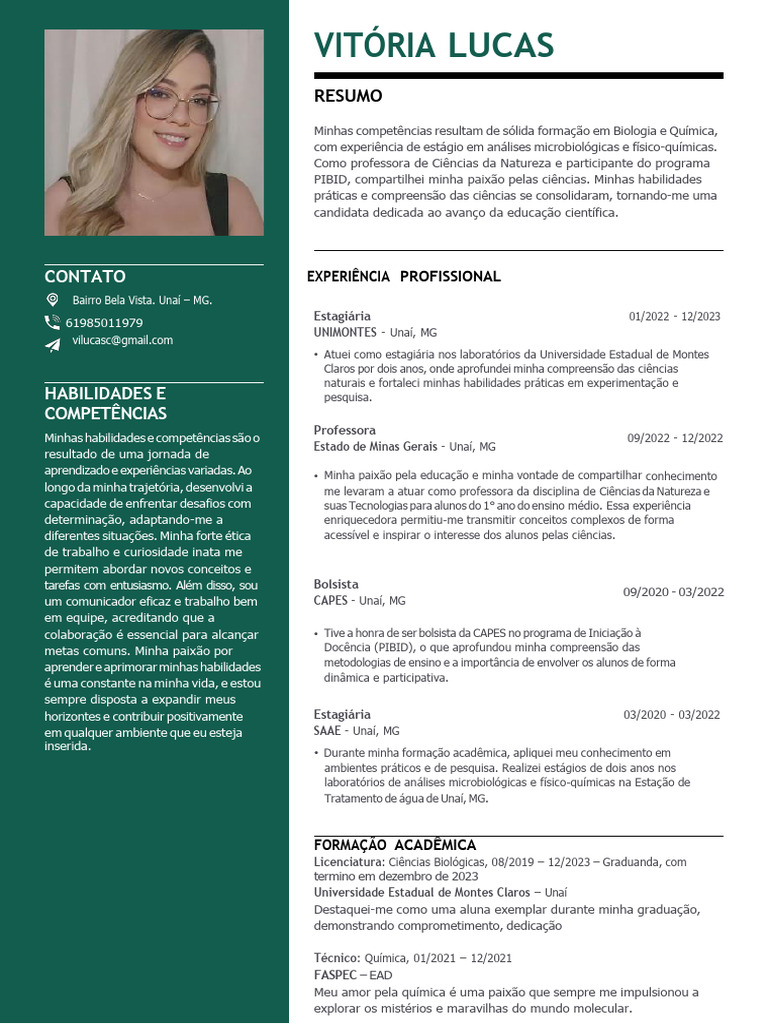 VITÃ RIA LUCAS Currã Culo | PDF | Science | Química