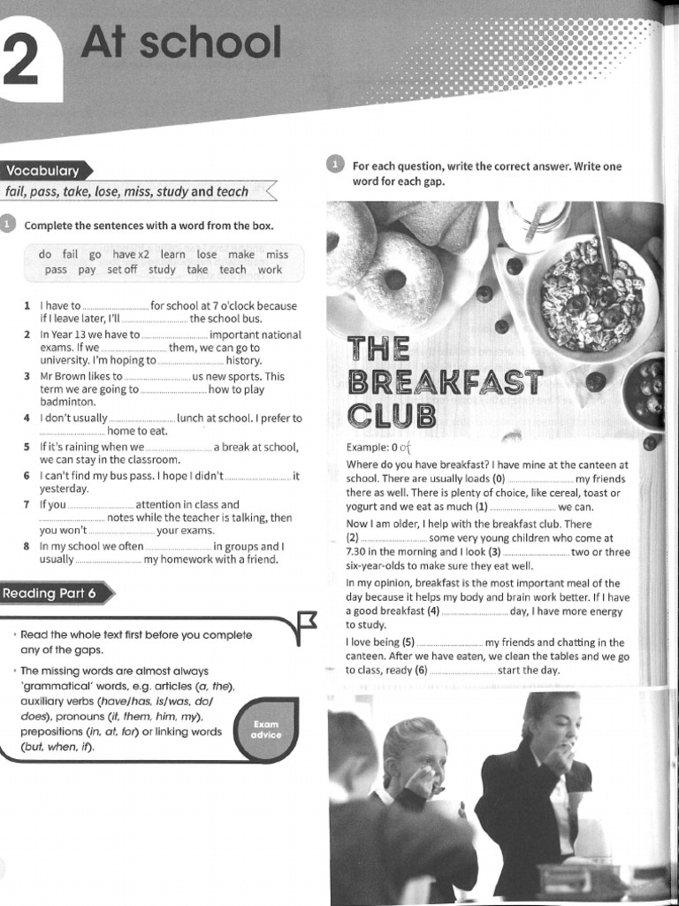 HW - Vocabulary, Reading, Grammar | PDF