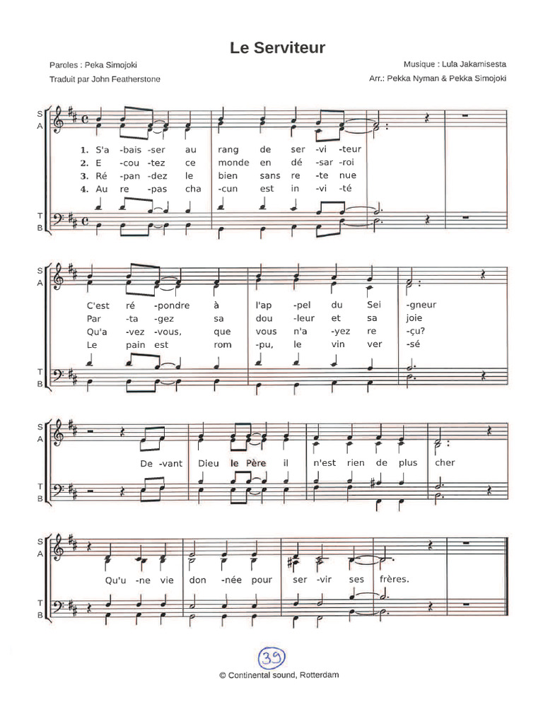 14 - Le Serviteur | PDF