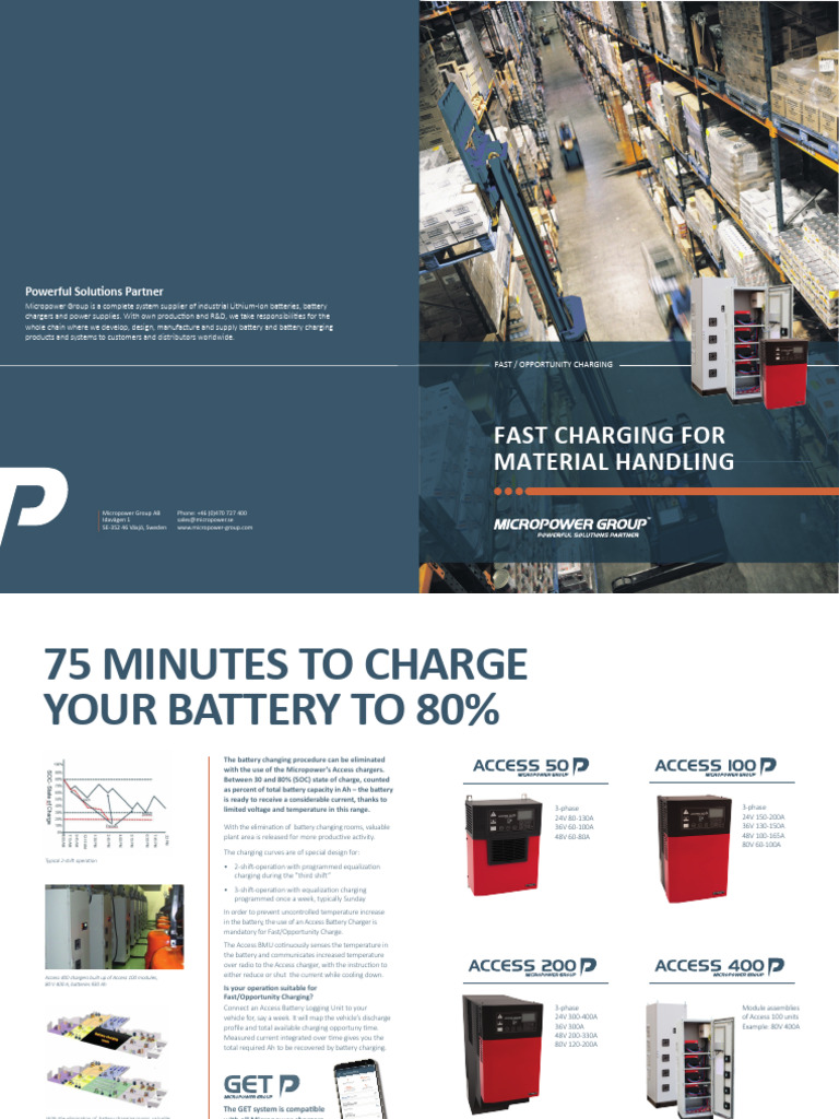 FAST AND OPPORTUNITY CHARGING | PDF | Battery Charger | Manufactured Goods