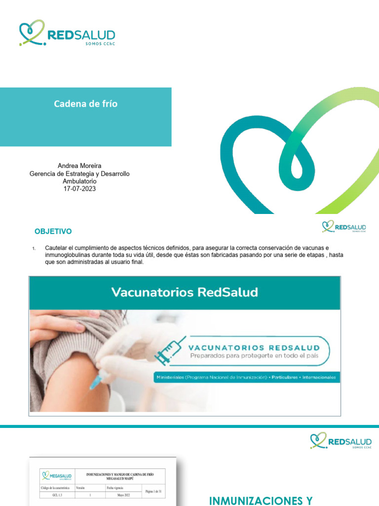 Cadena de Frio 2023 | PDF | Refrigerador | Temperatura