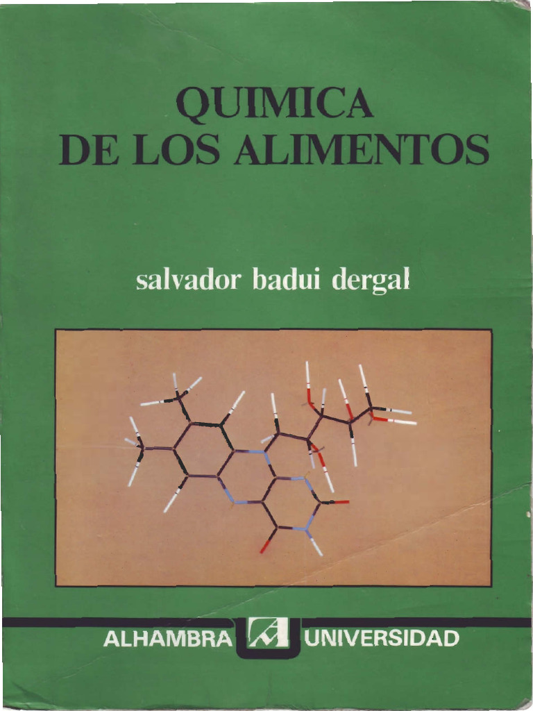 Química de Los Alimentos, Badui | PDF