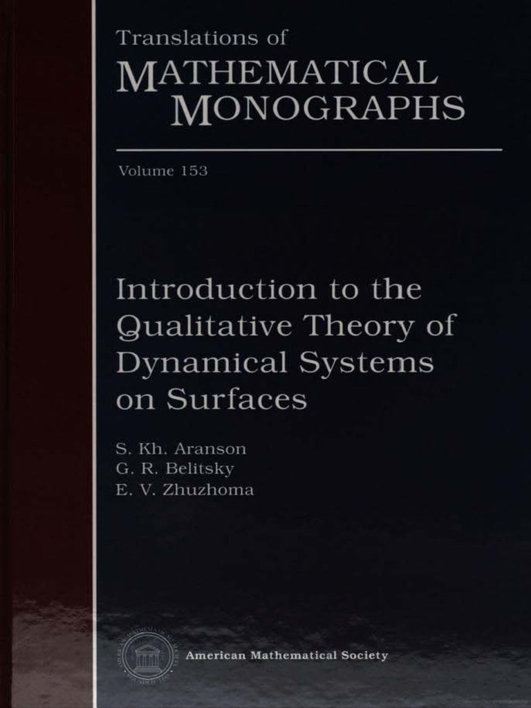 (Translations of Mathematical Monographs, Vol. 153) G. R. Belitsky, and ...