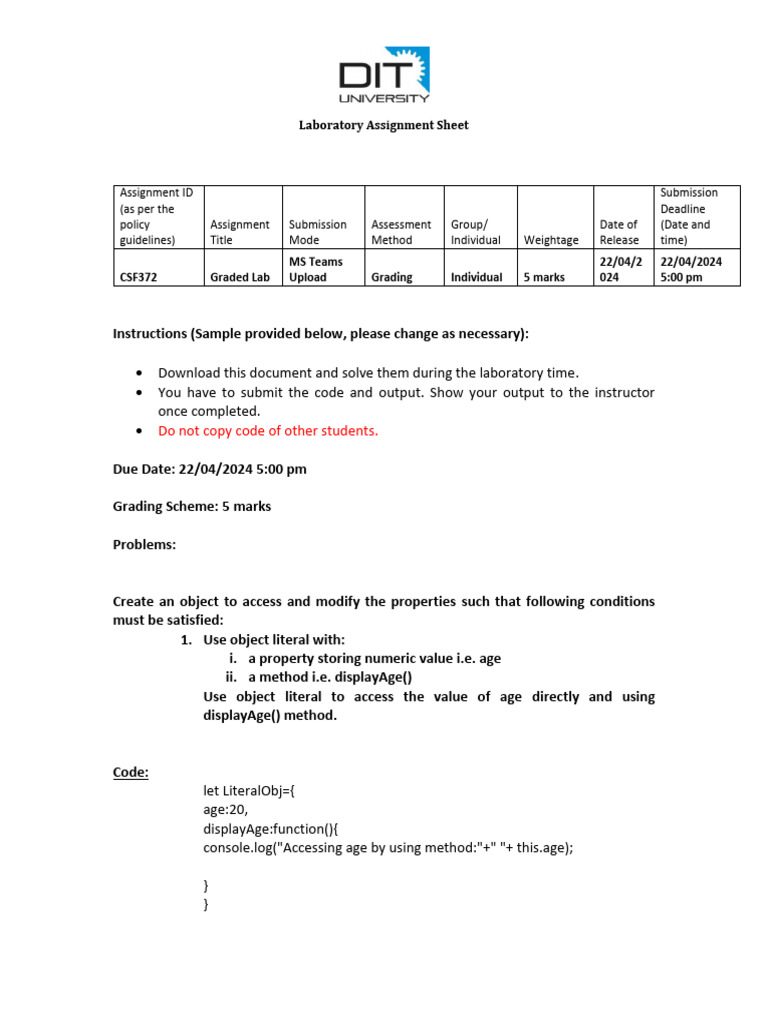 Graded-Lab3-Ad.FrontEnd | PDF | Constructor (Object Oriented Programming) | Programming