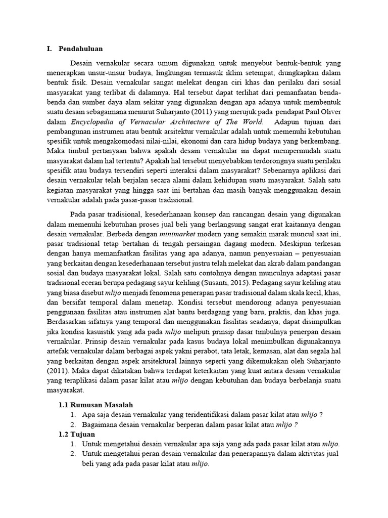 Contoh Laporan Pengamatan Metopen I | PDF
