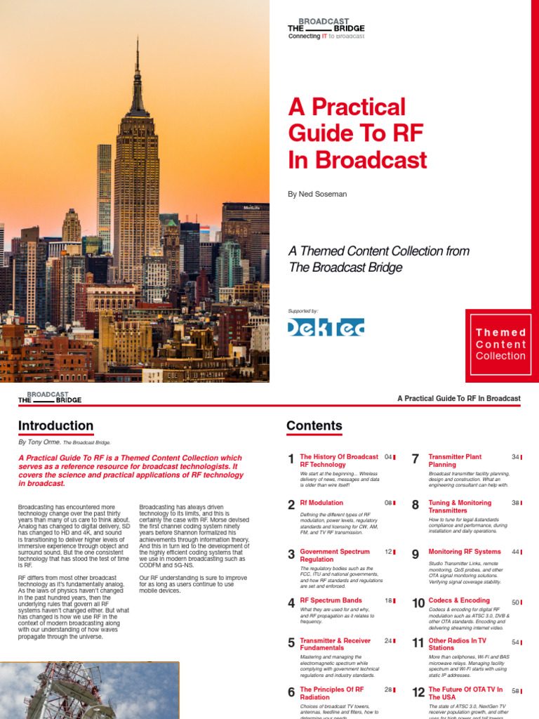 A Practical Guide To RF in Broadcast - The Book | PDF | Orthogonal ...