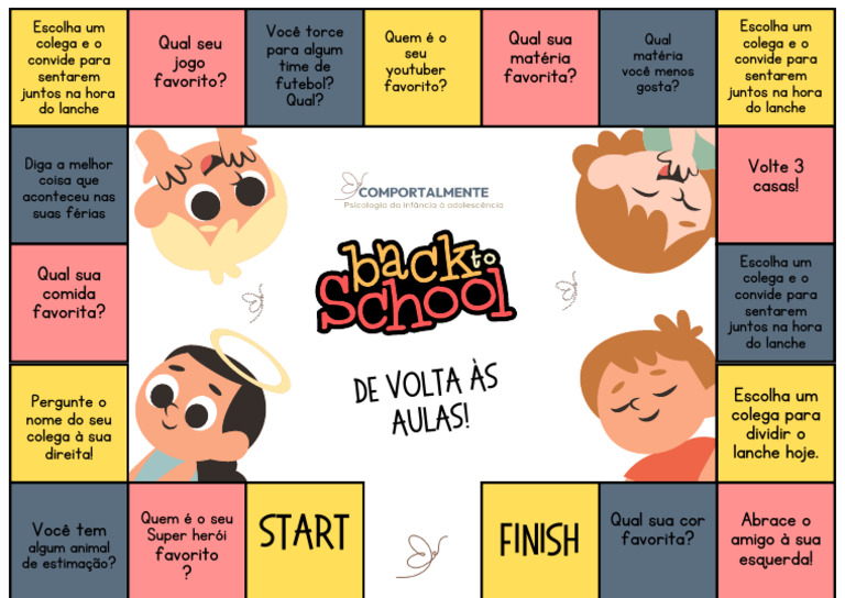 Dinâmicas de Volta às Aulas | PDF