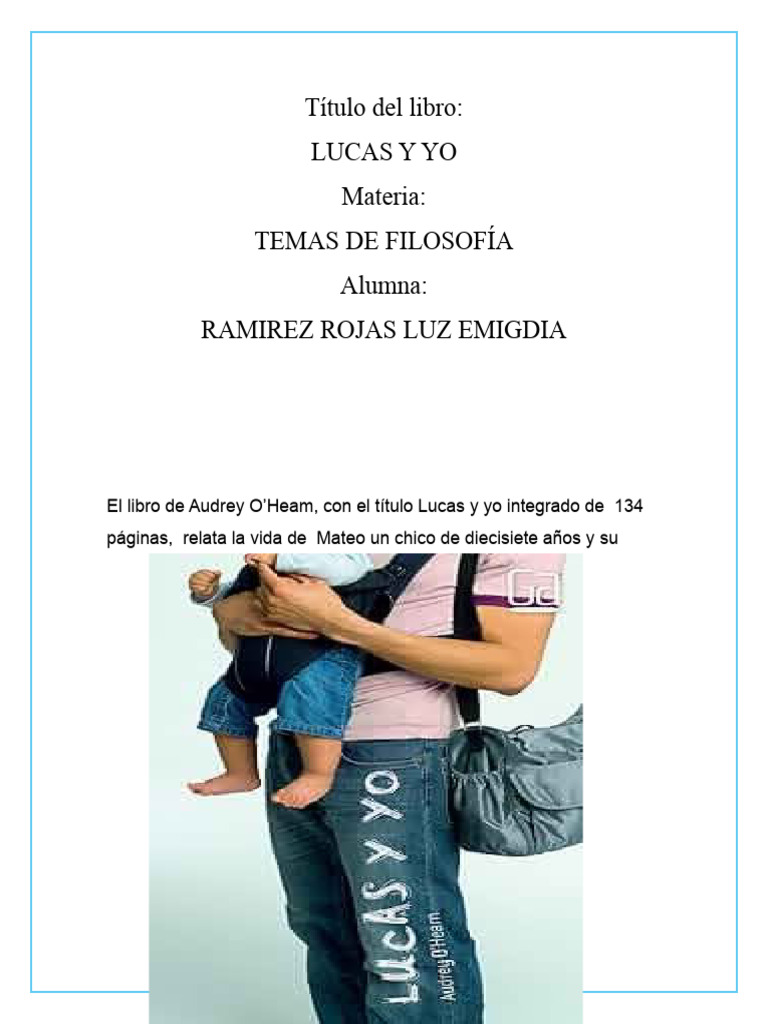 Lucas y Yo Filosofia - 095306 | PDF | Salud y bienestar | Novela negra, policíaca y suspenso