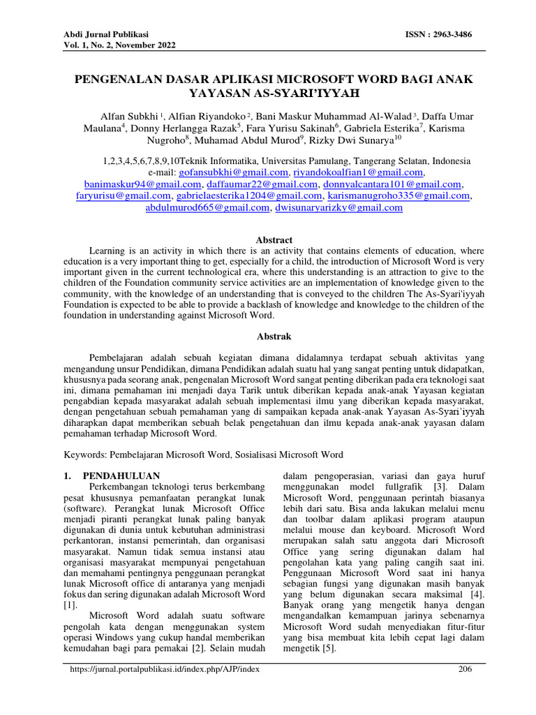 Pengertian Microsoft Word | PDF