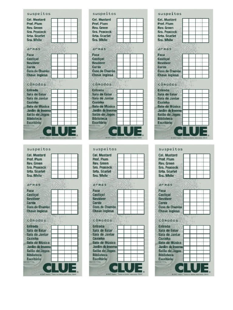 CLUE | PDF