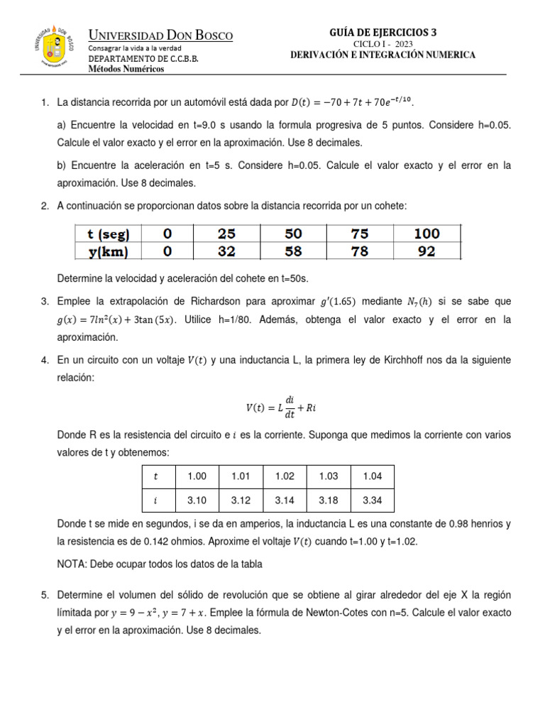 Guía de Ejercicios 3 | PDF | Integral | Distribución normal