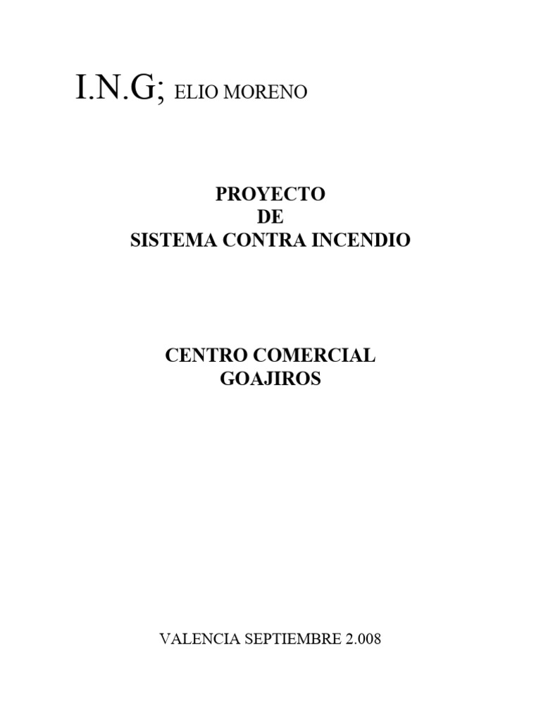 Memoria Sci | PDF | Bomba | Sistema de rociadores contra incendios