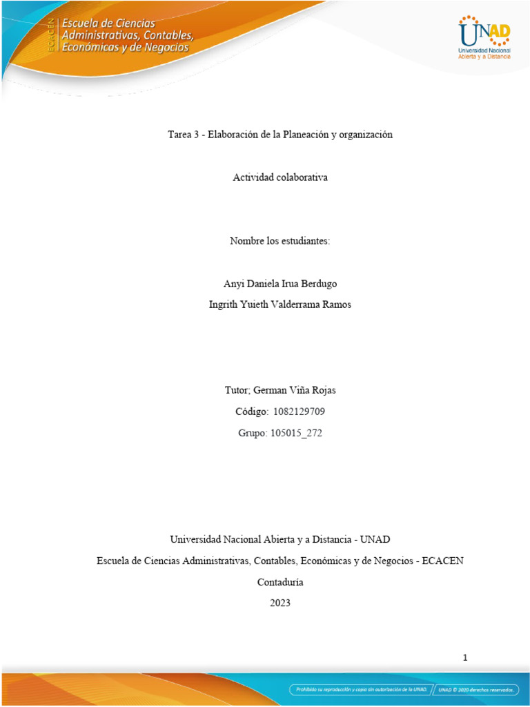 Fundamentos de La Administracion Tarea 2 Analisis de La Administracion U | Descargar gratis PDF ...