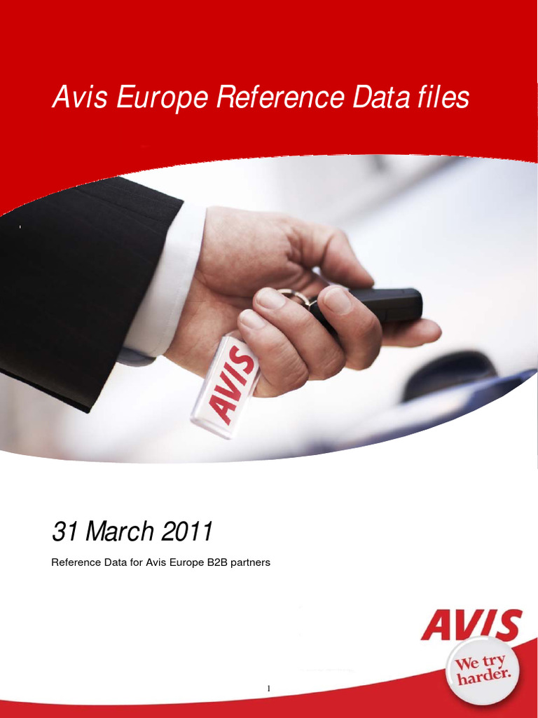 Avis Reference Data | PDF