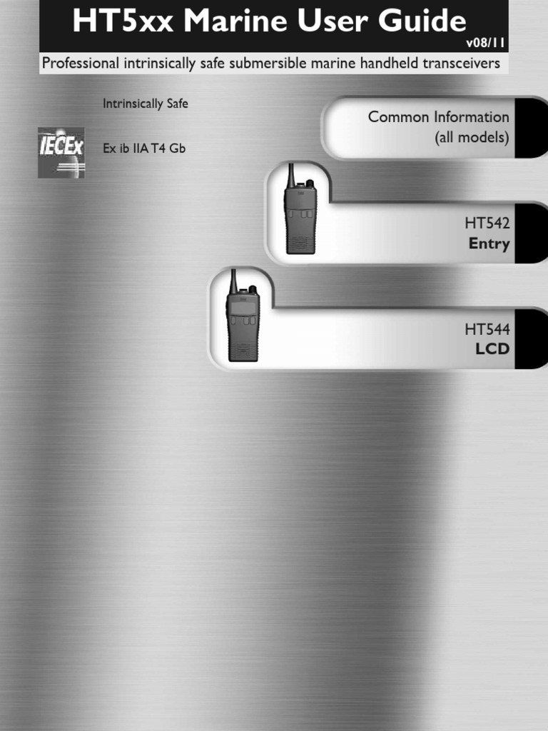 Ht500 Marine | PDF | Electronics | Electrical Engineering