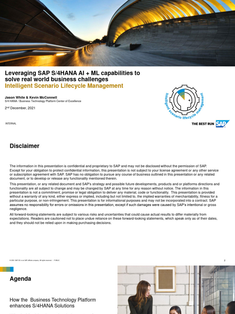 Leveraging Sap S4hana Ai Ml Capabilities Pdf Machine Learning Analytics