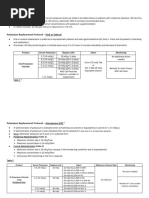 Inpatient Electrolyte Repletion Guide | PDF | Magnesium | Clinical Medicine