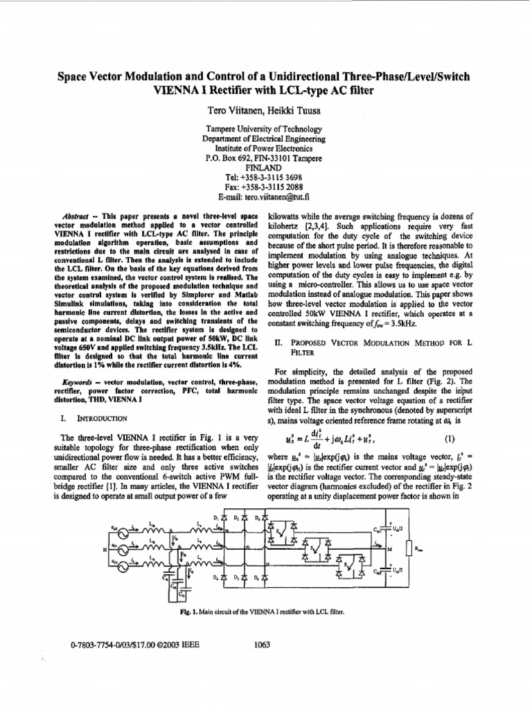 Viitanen 2003 | PDF | Rectifier | Electromagnetism