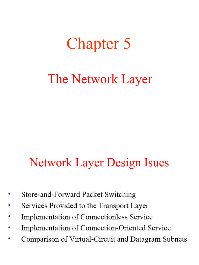 Topic7 Network Layer | PDF | Ip Address | Routing